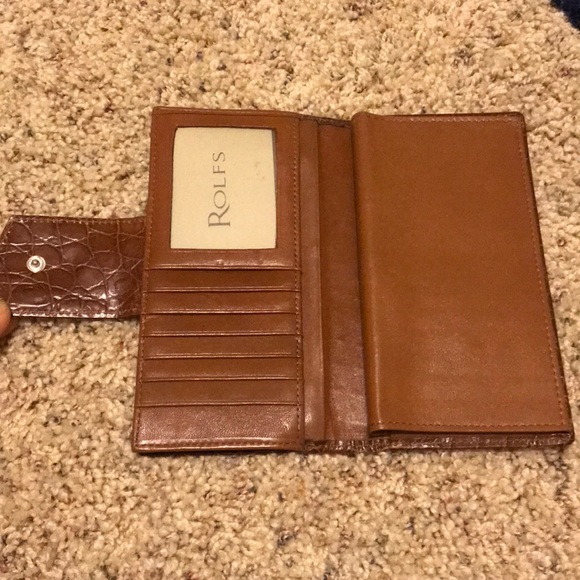 Rolfs | Bags | Rolfs Cowhide Leather Wallet | Poshmark